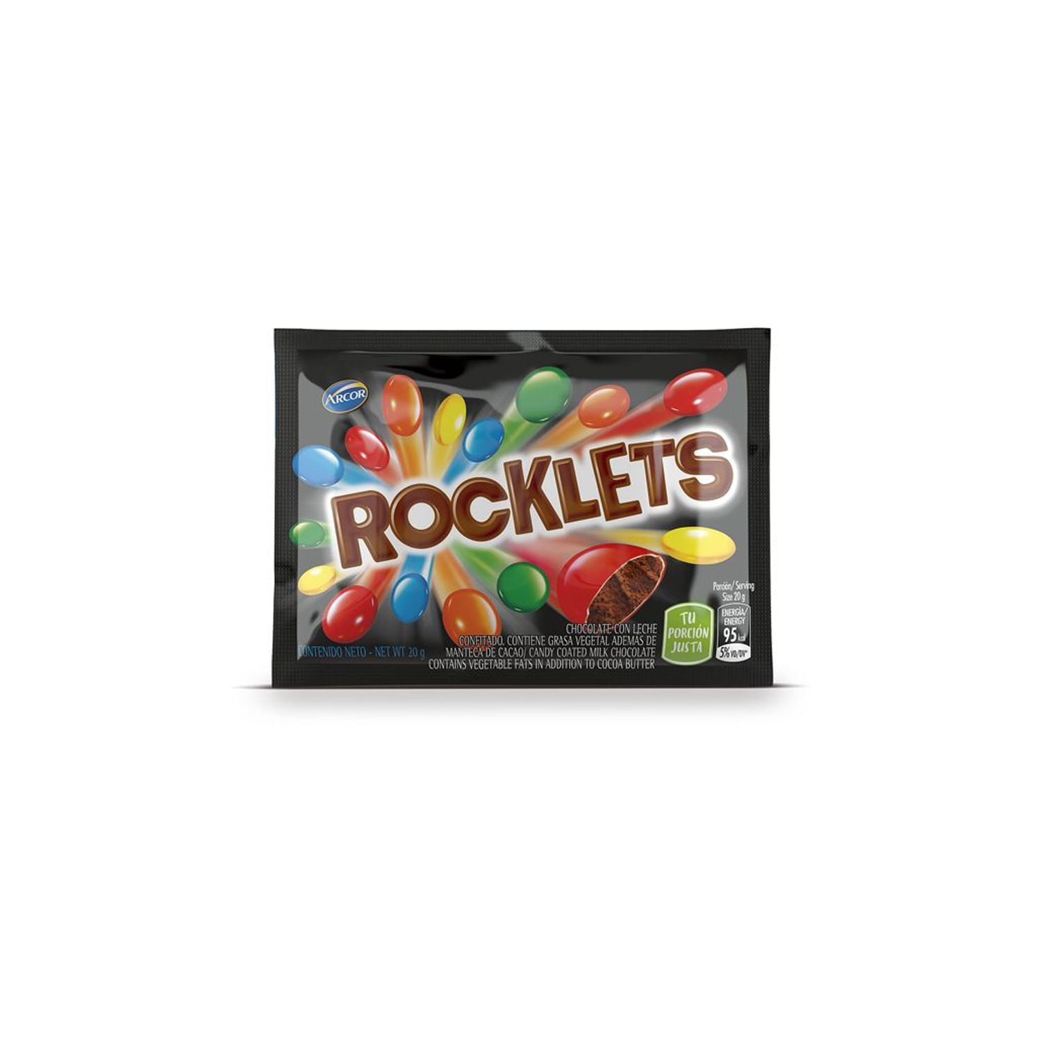 Rocklets Chocolate Confitado 20 Gr