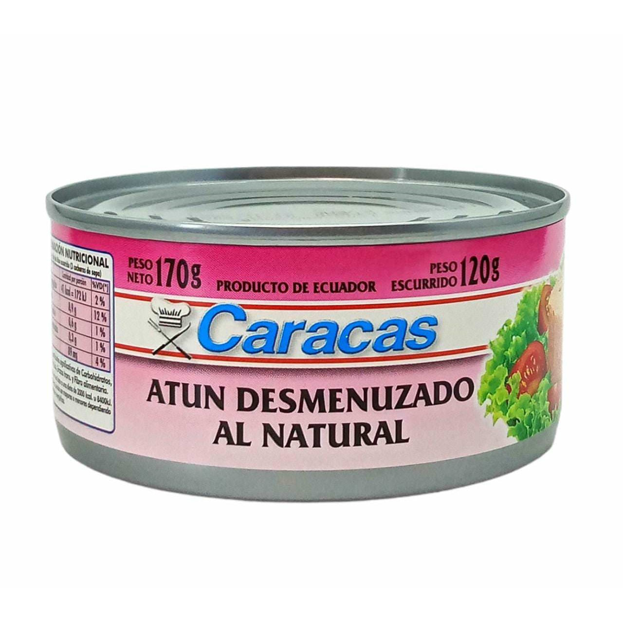 Atún Caracas Desmenuzado Natural 170 Gr