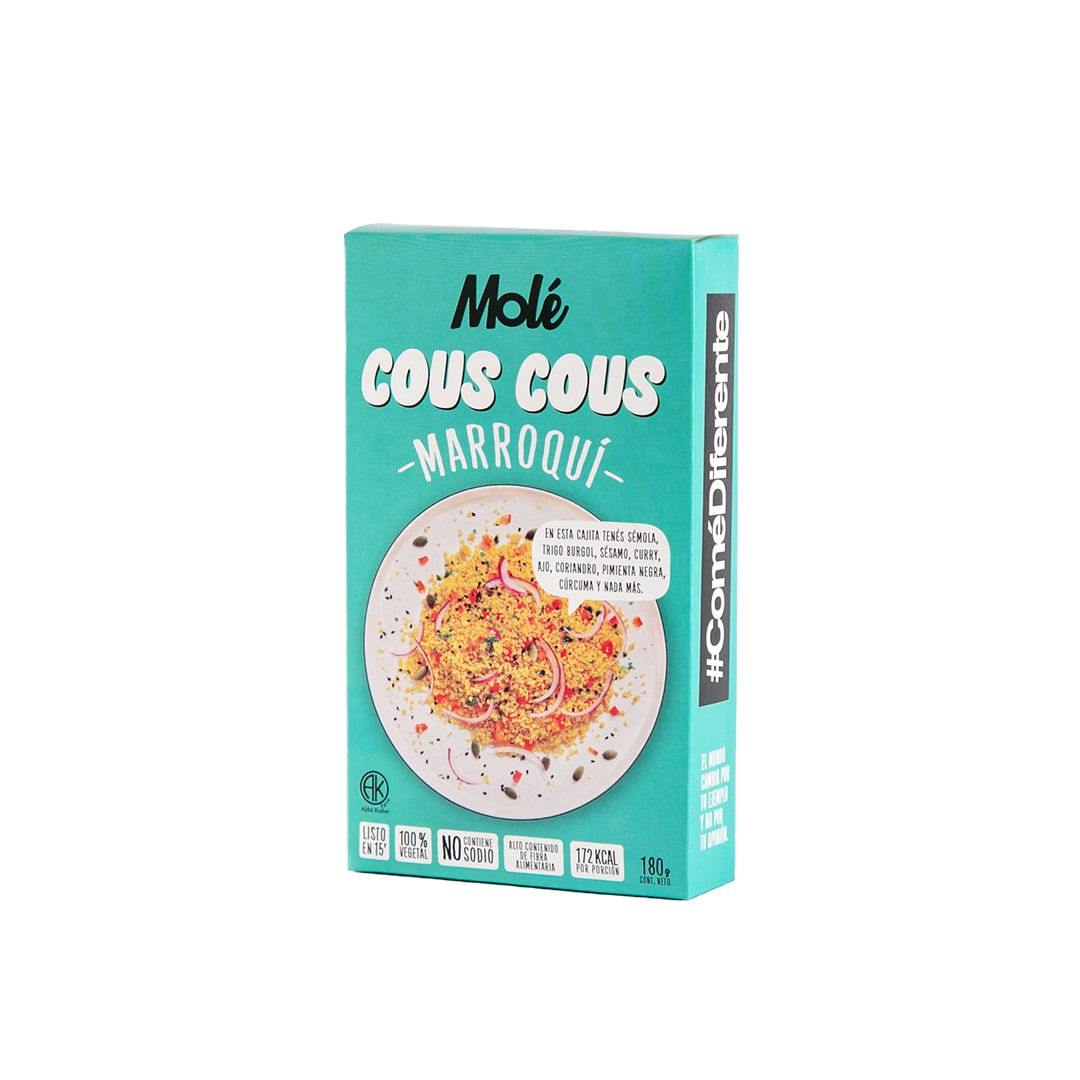 Cocondimento cous cous mole marroquí 180 gr