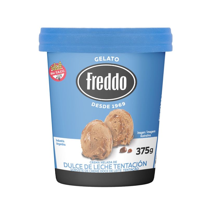 Helado Freddo Dulce De Leche 375 Gr