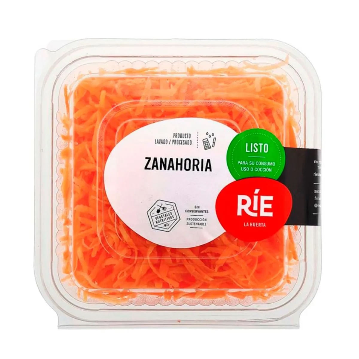 Verdura Zanahoria Rallada 250 Gr